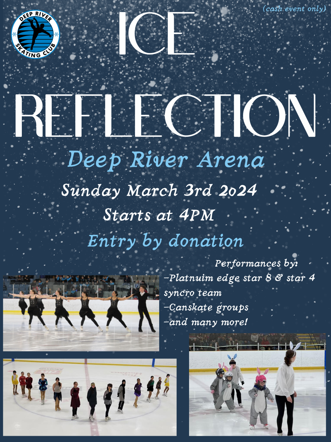 Ice Reflection Skating Show - Mar 3 2024 - Deep River Skating Club